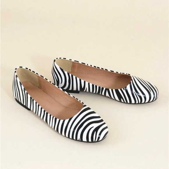 Shoes | New Zebra Print Ballet Flats | Poshmark